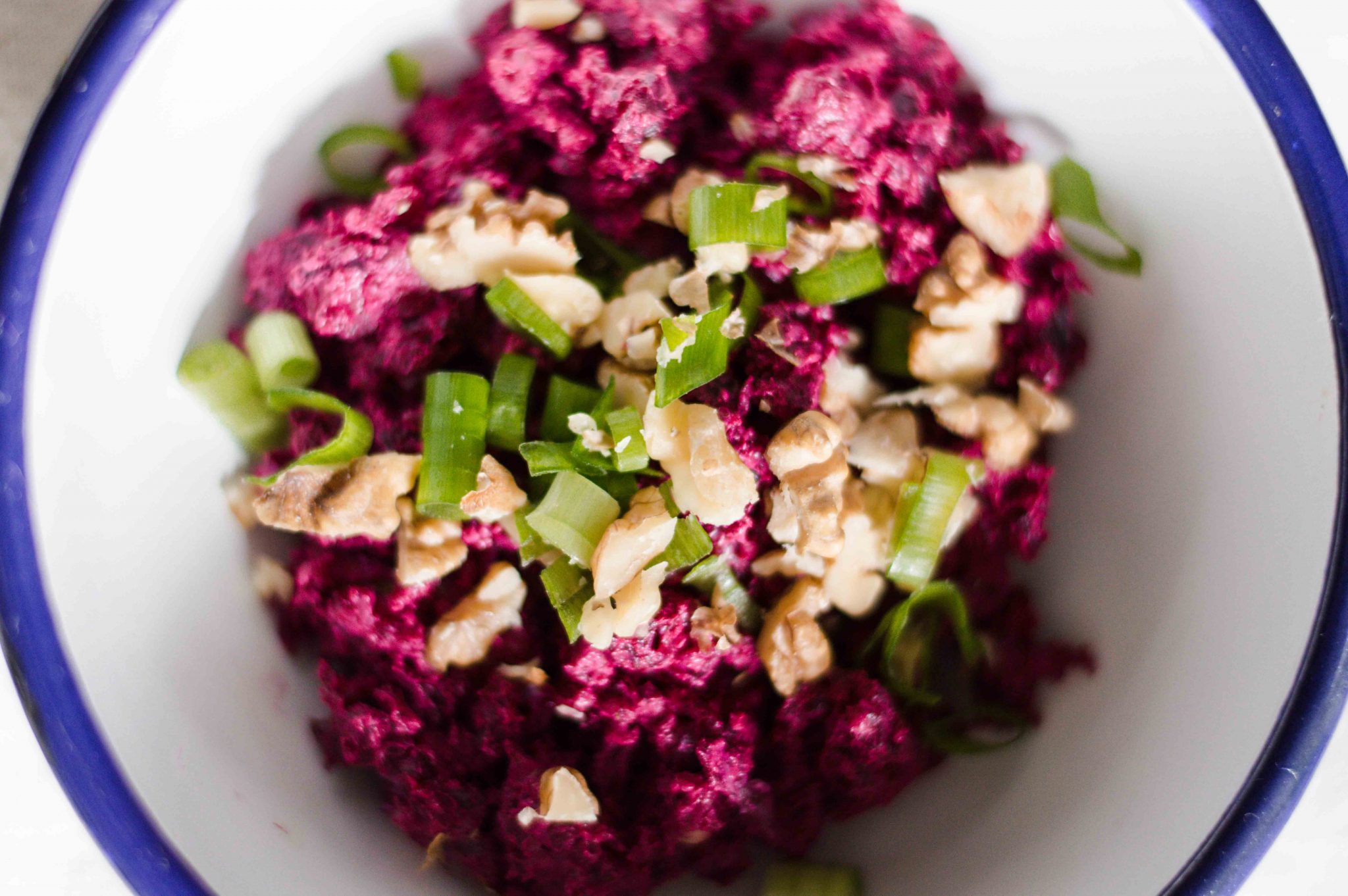 Russian Beet Salad With Tvorog and Walnuts | That’s What She Had