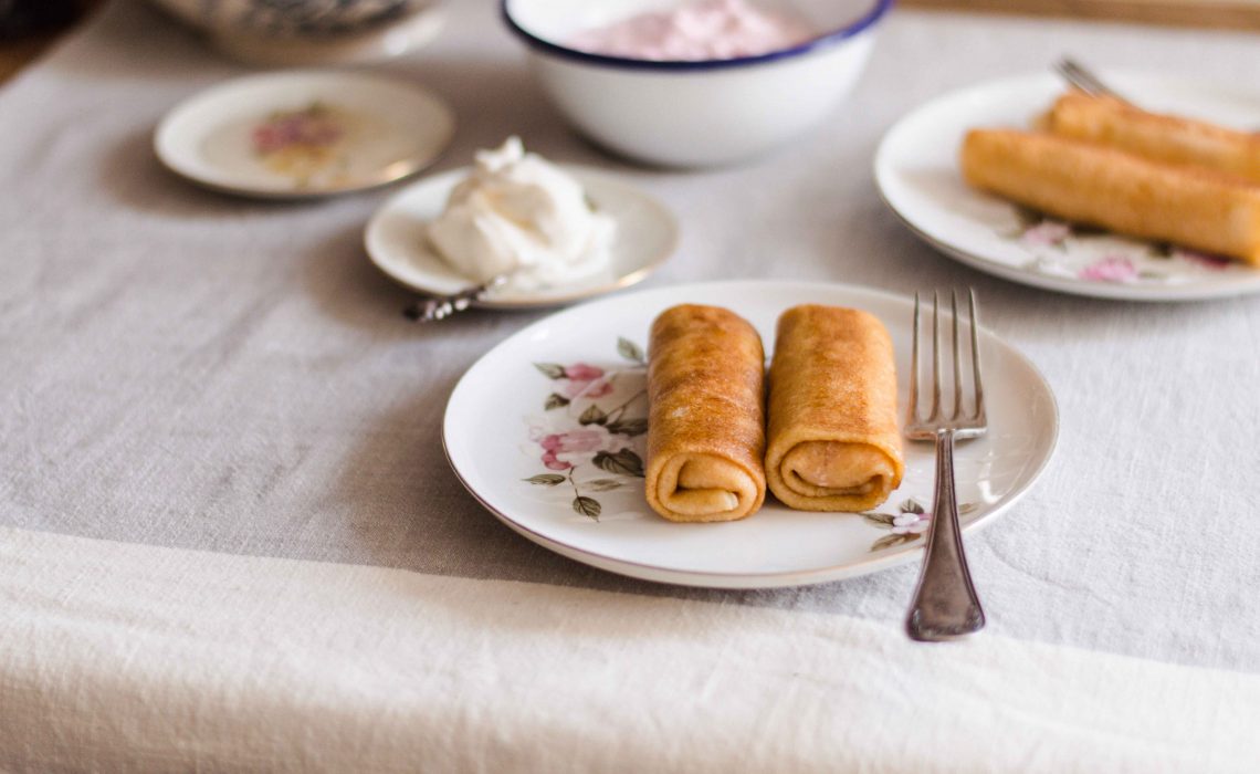 Blinchiki With Tvorog and Strawberries | That’s What She Had